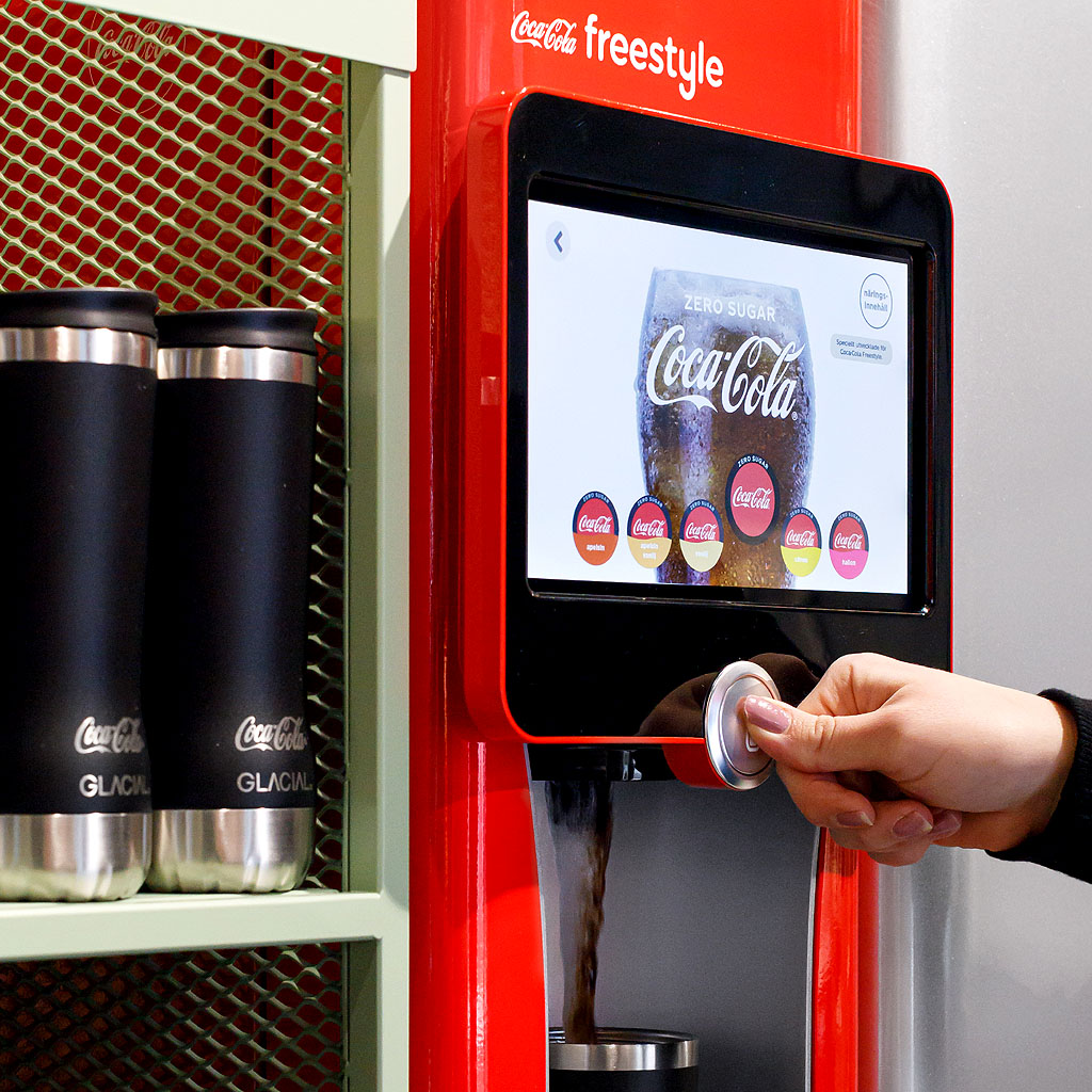 Färre Coca-Cola-förpackningar med påfyllningsbart koncept